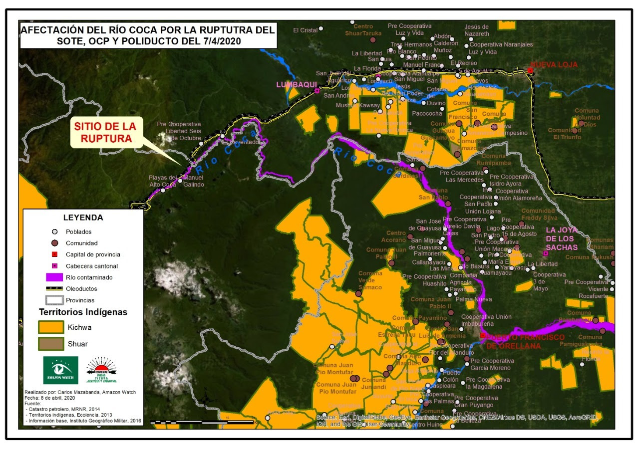 Ecuador Oil Spill In the Amazon - Energy Analytics Institute (EAI)