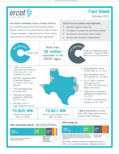 Fact Sheet: ERCOT - Energy Analytics Institute (EAI)